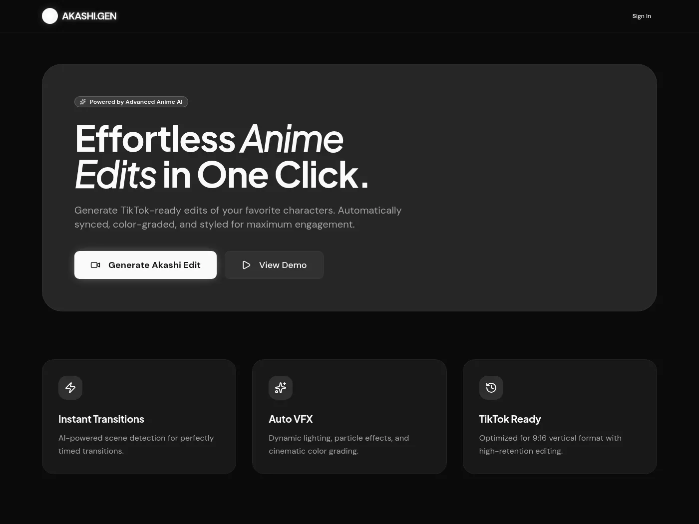 Anime Edit Generator