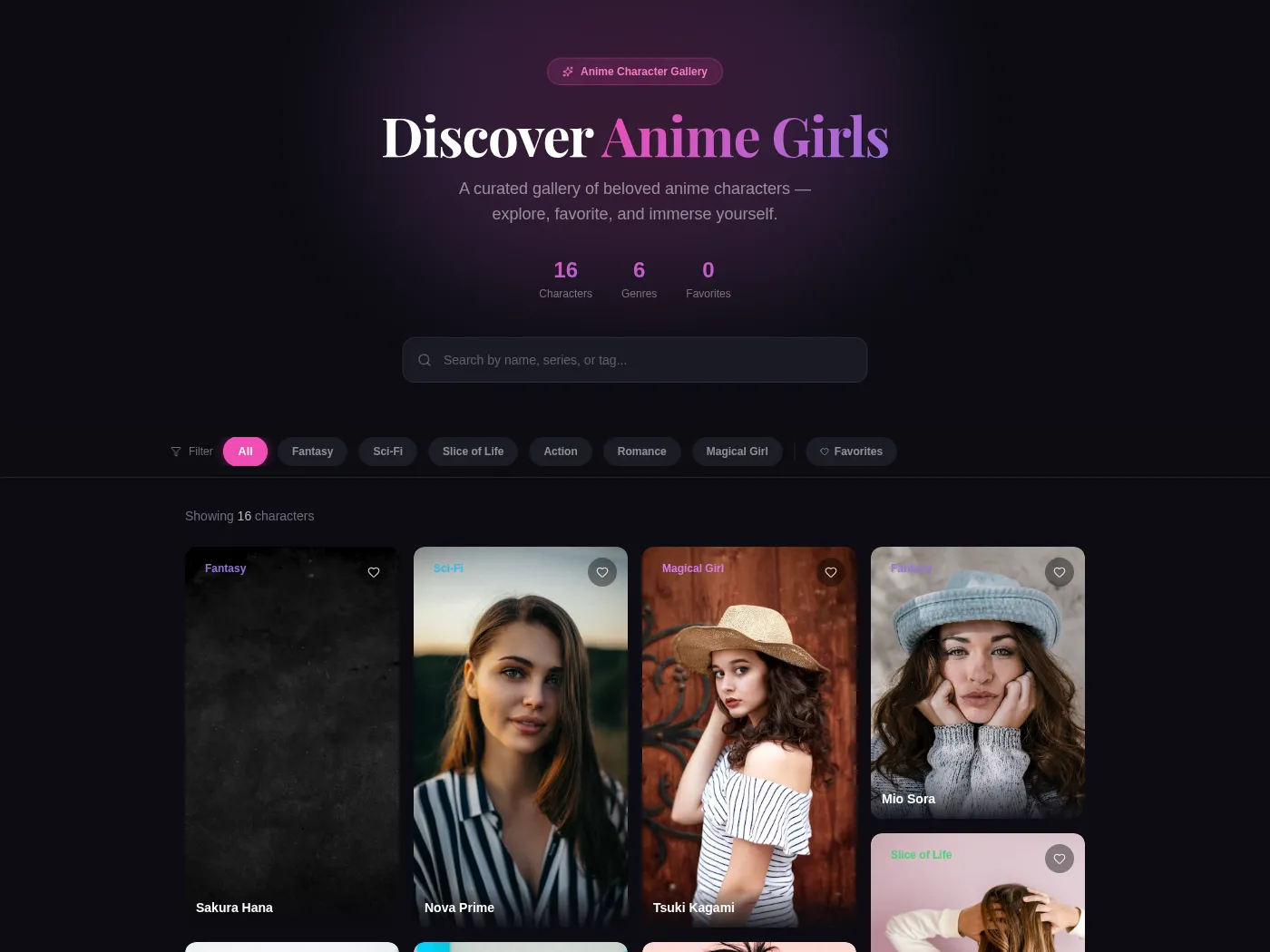 Anime Girl Gallery
