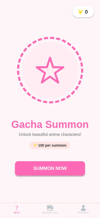 Anime Girl Spinner
