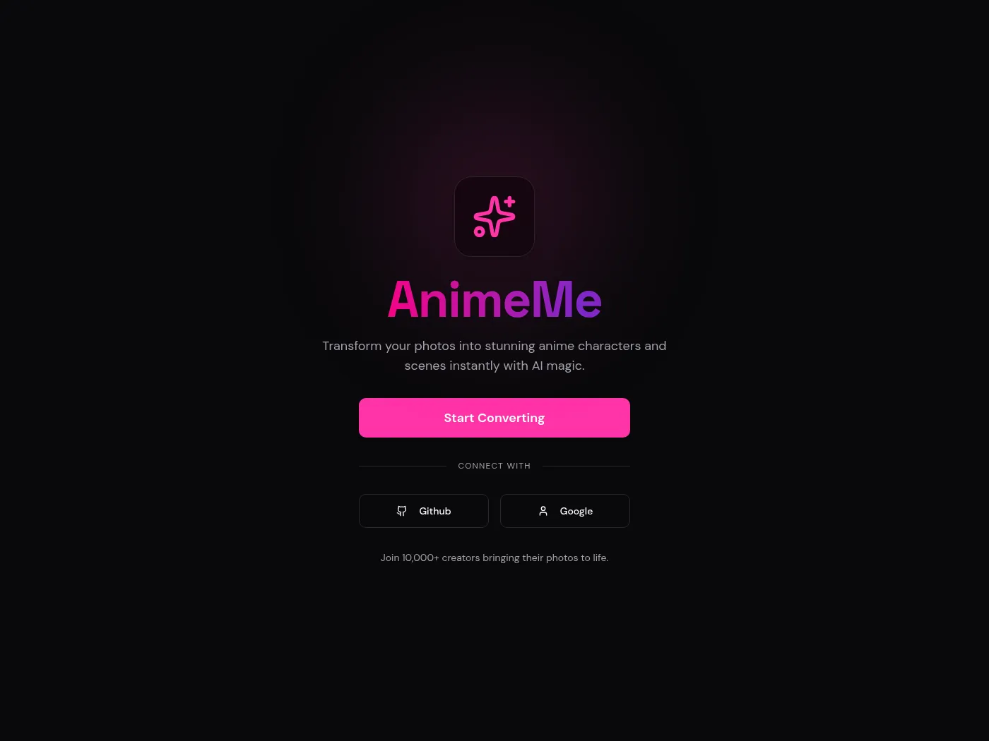 AnimeMe Web Converter