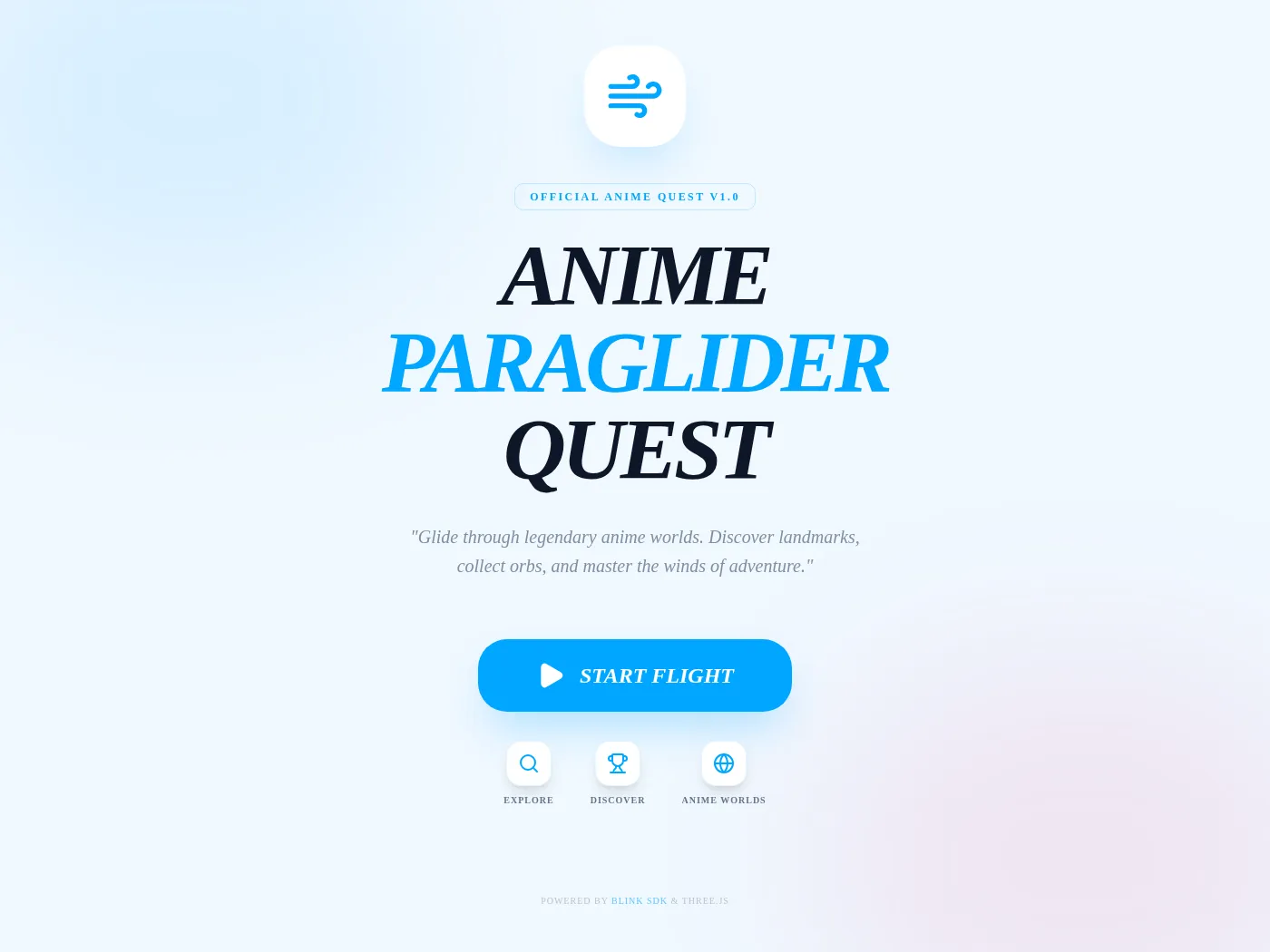 Anime Paraglider Quest