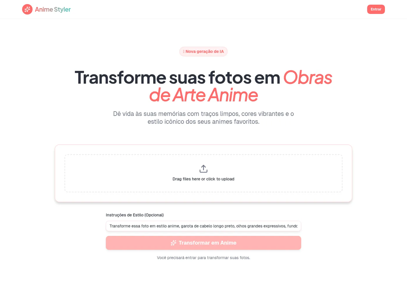 Anime Photo Styler