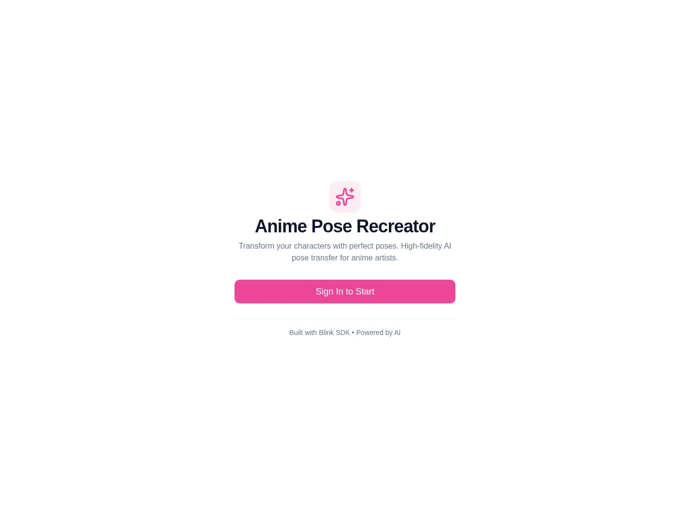 Anime Pose Recreator