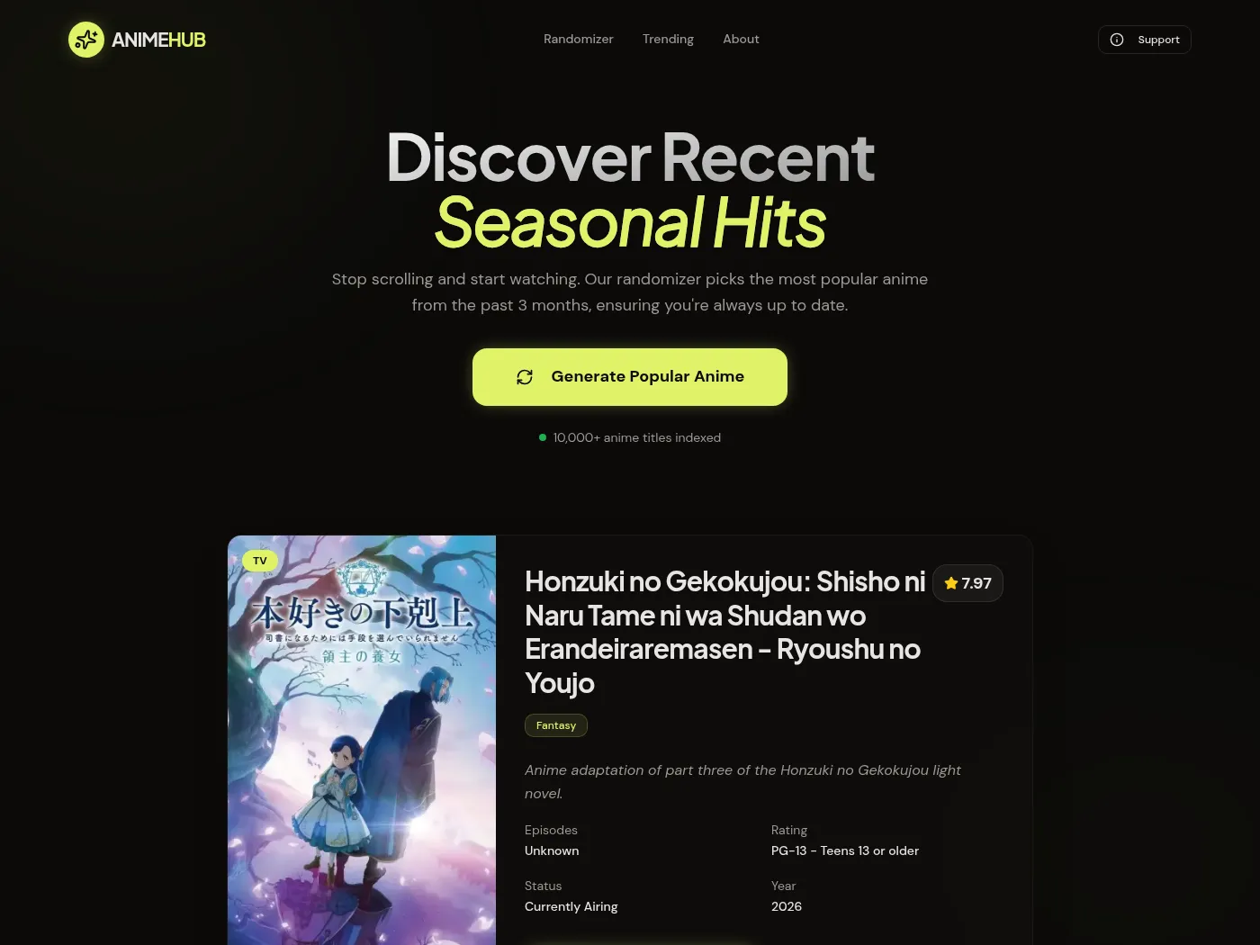 Anime Randomizer Hub