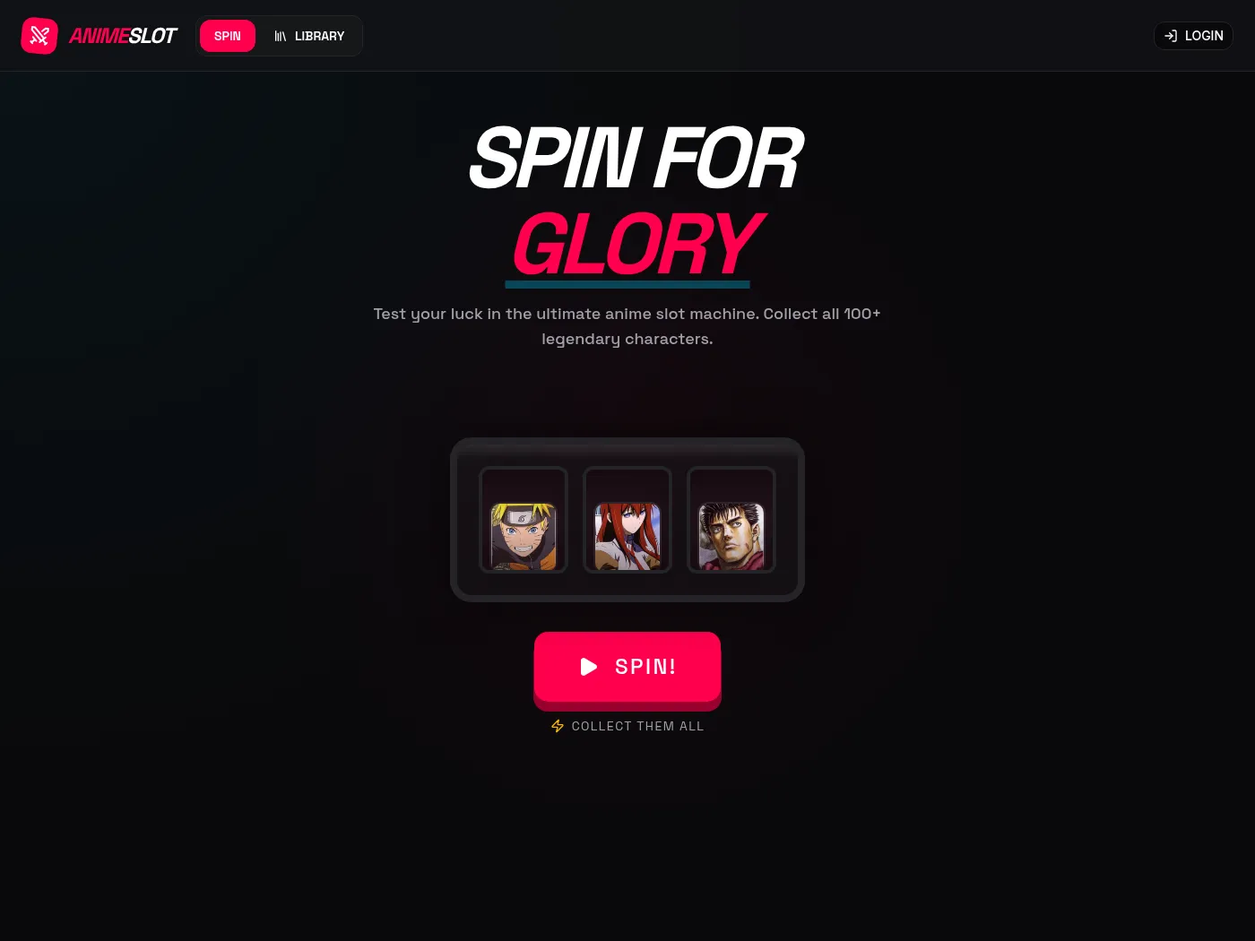 Anime Character Slot