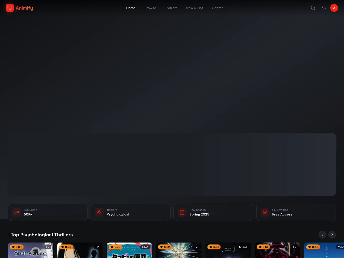Animify Streaming Site