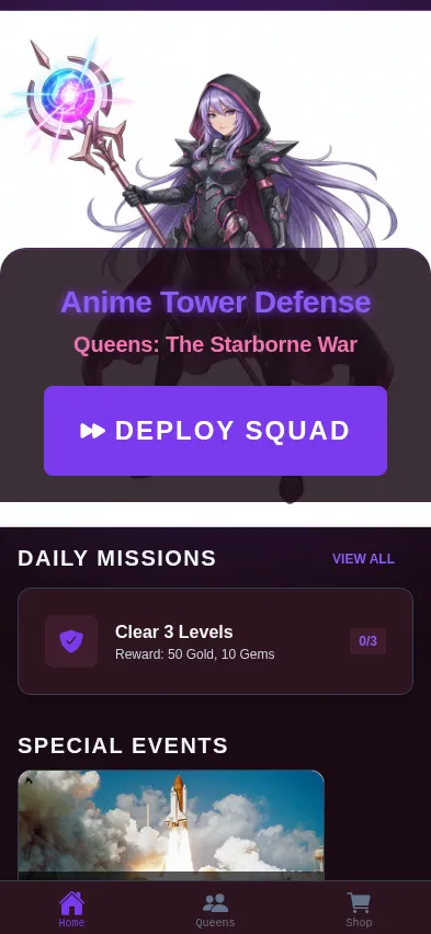Anime Tower Defense Queens