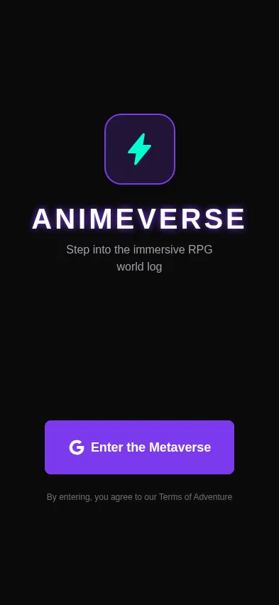 AnimeVerse Social RPG