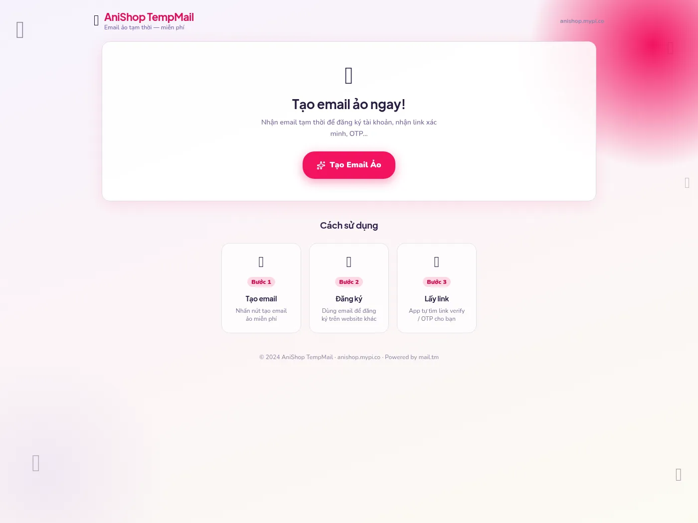 AniShop Email Collector