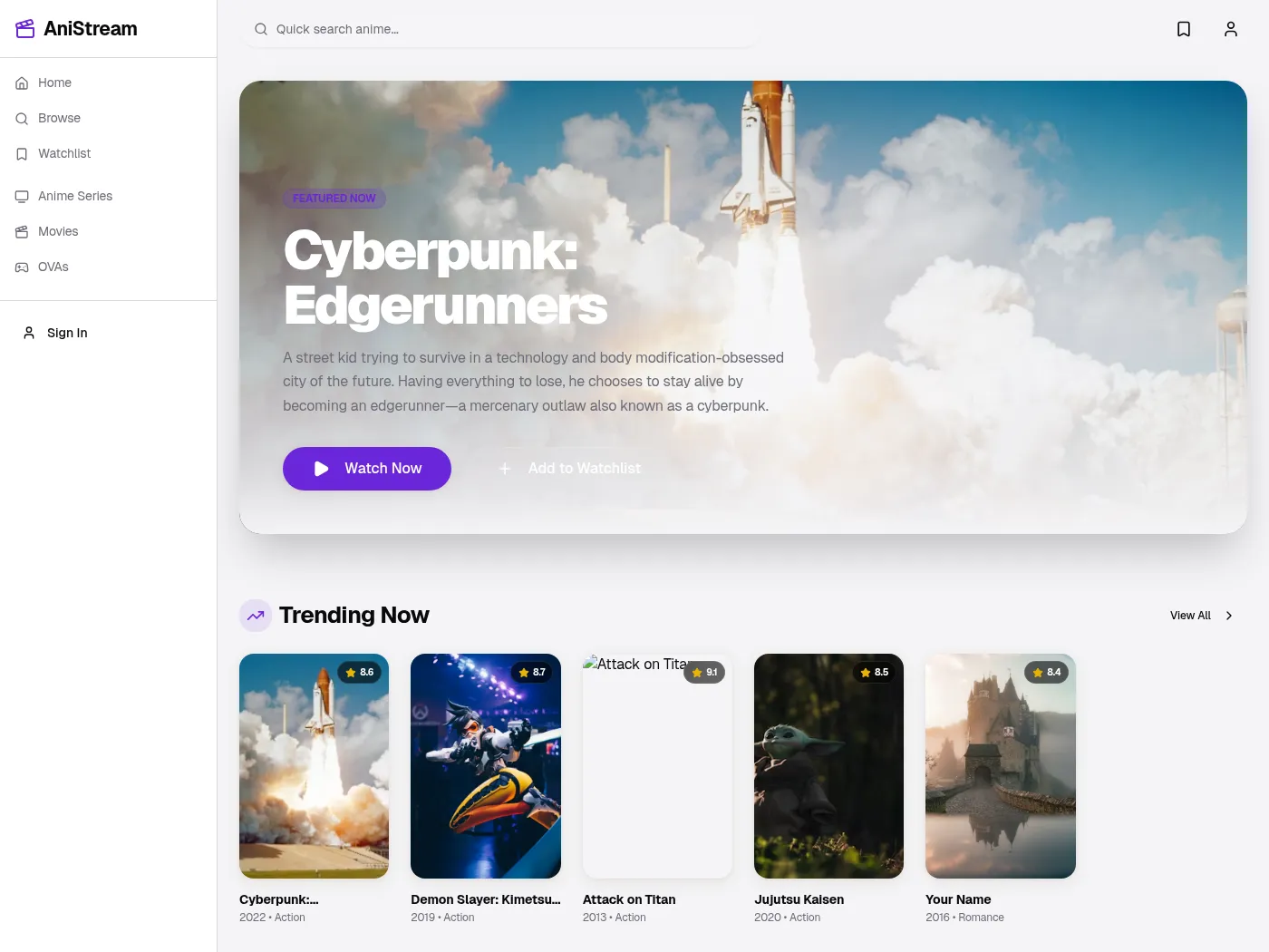 AniStream Hub