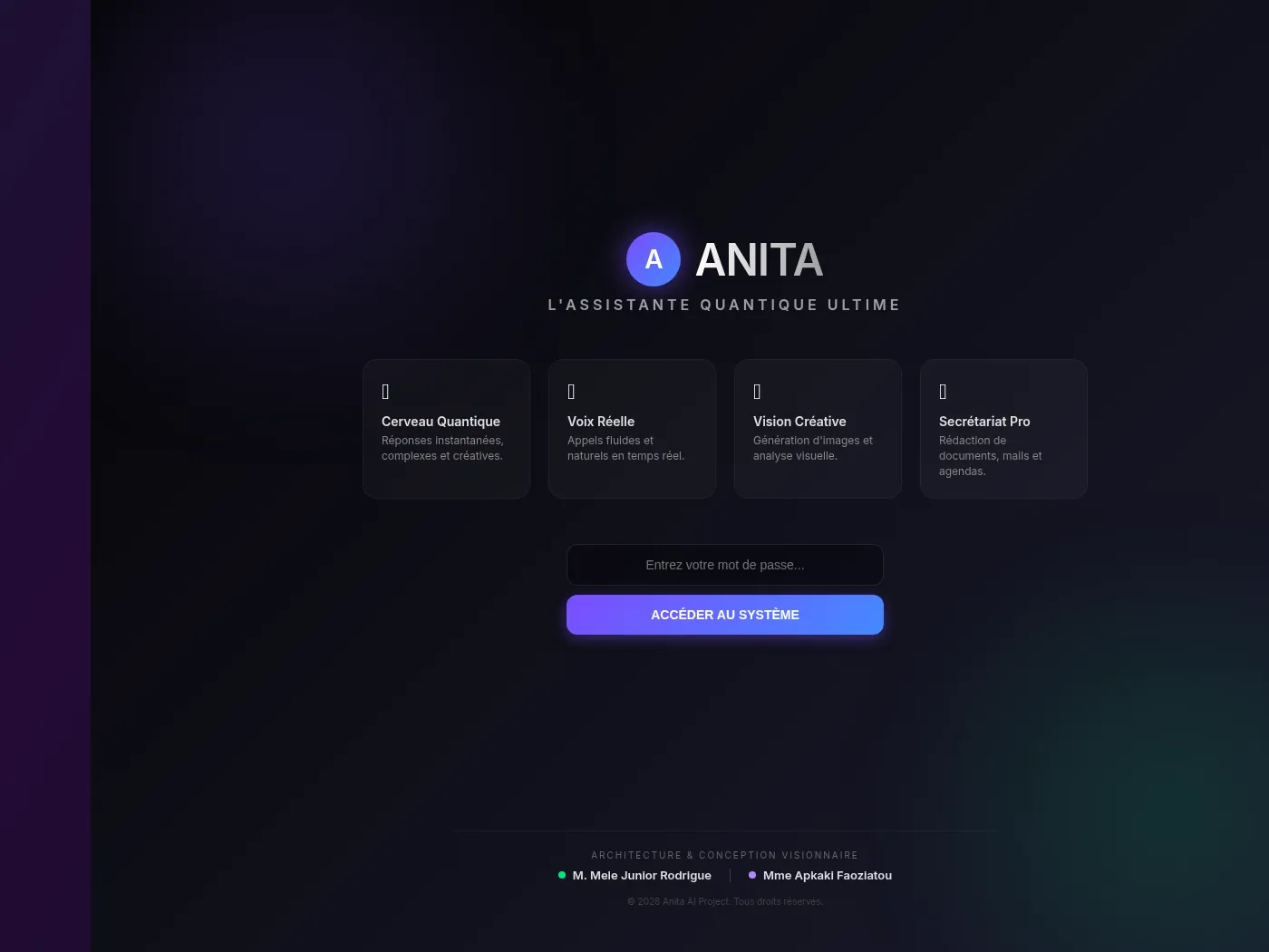 Anita Quantum Assistant