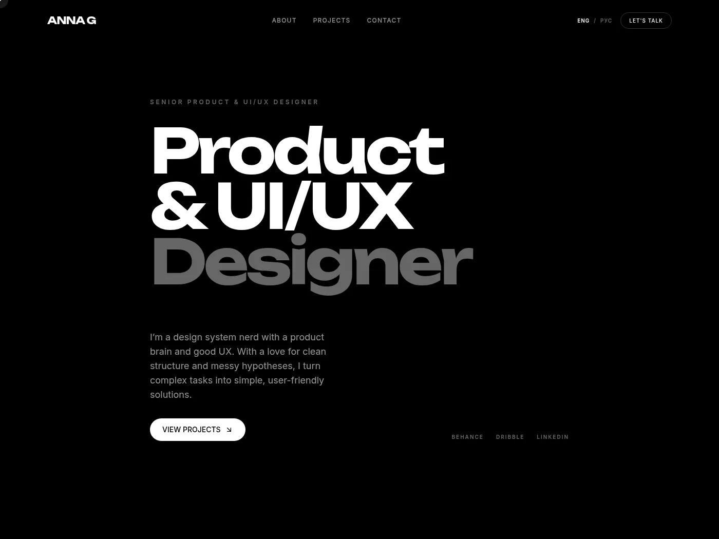 Anna Portfolio Clone