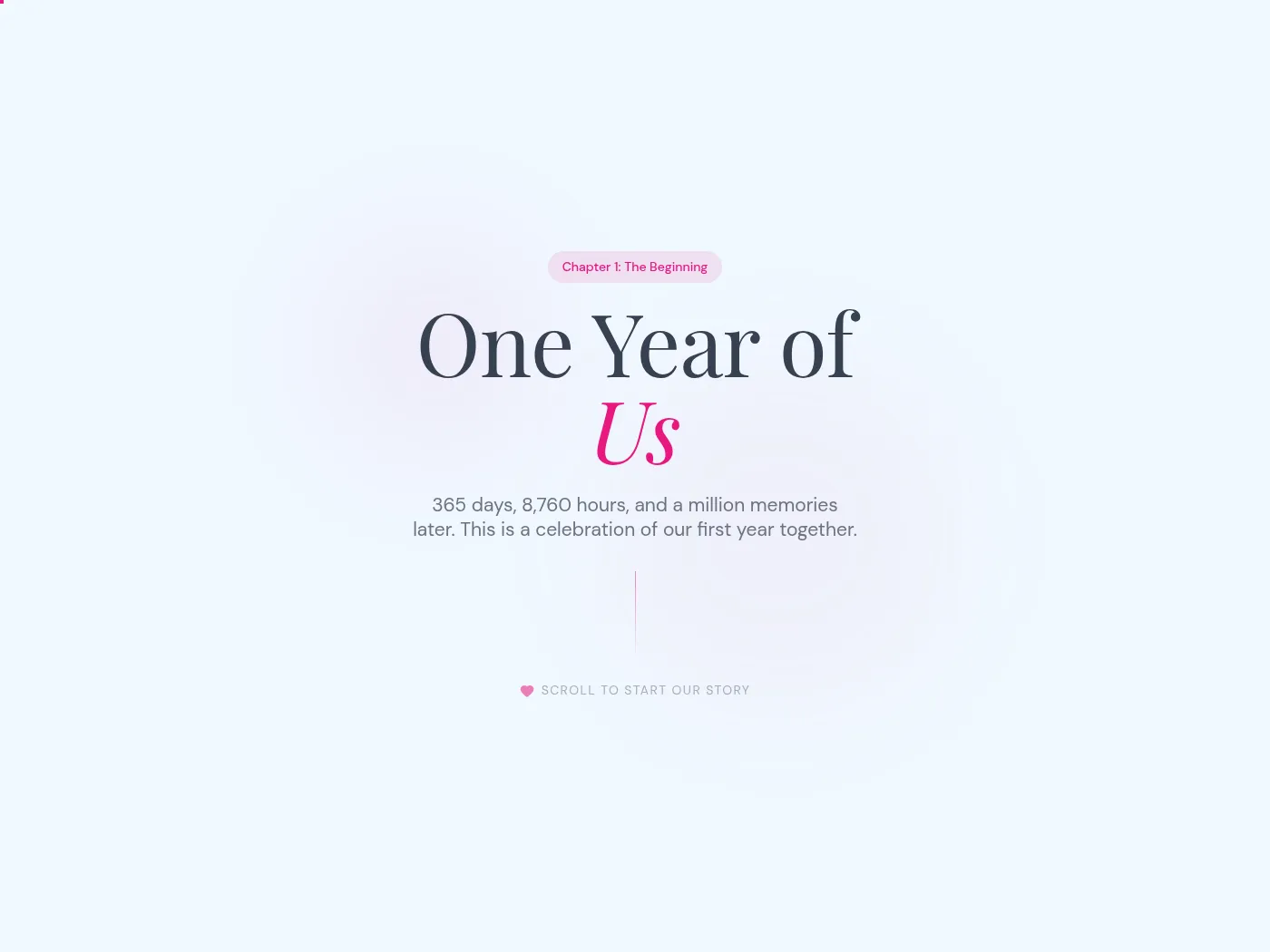 Anniversary Love Story