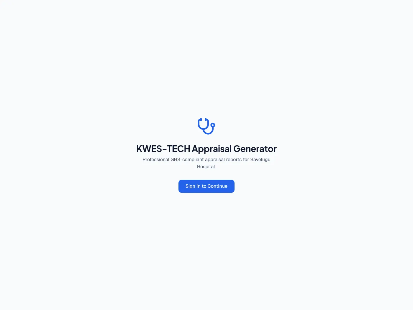 KWES-TECH Appraisal Generator