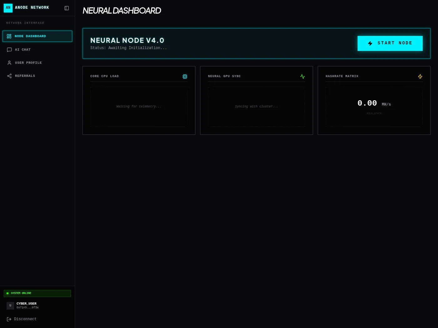 Anode Network Portal