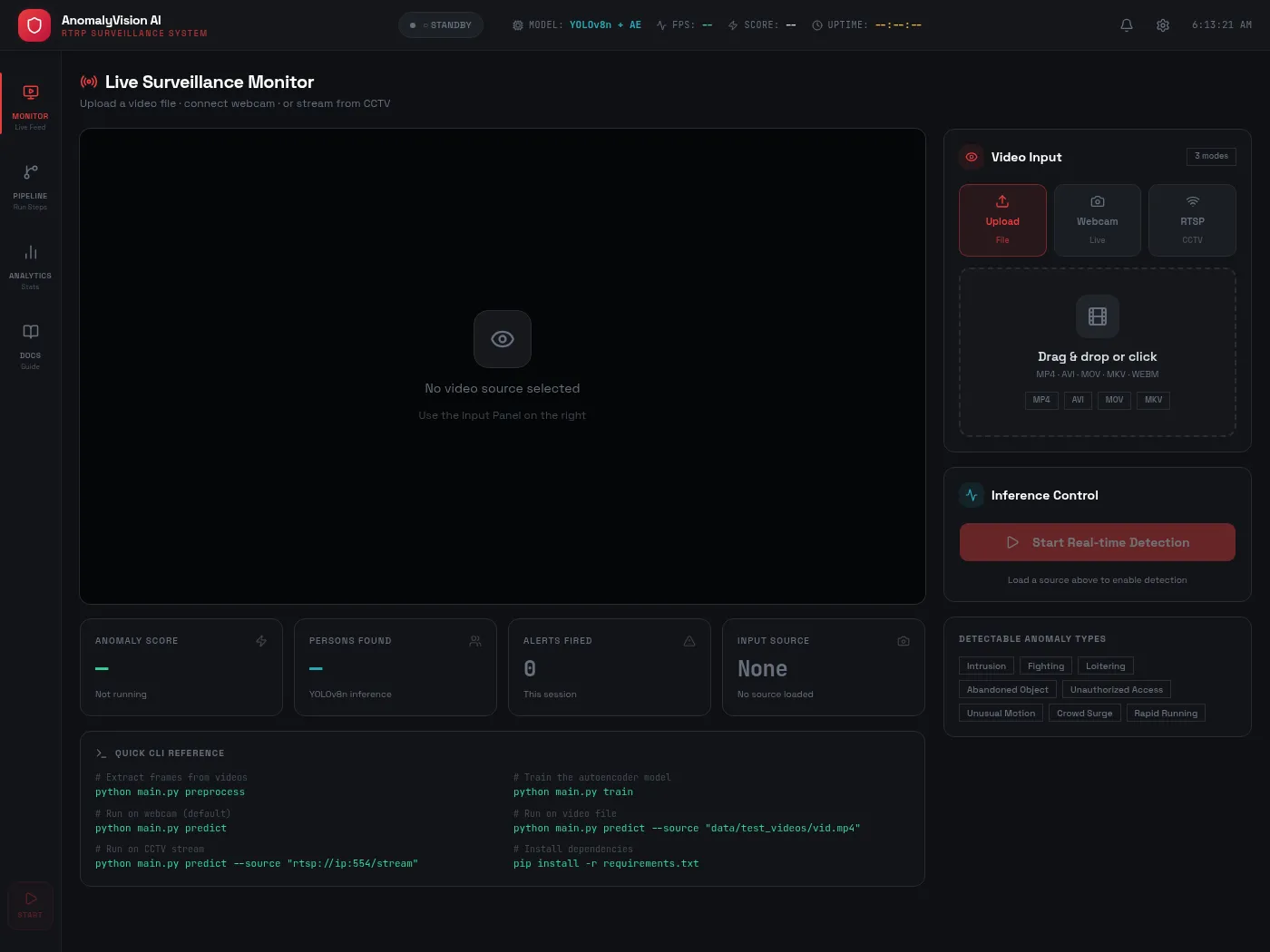 AnomalyVision AI Surveillance
