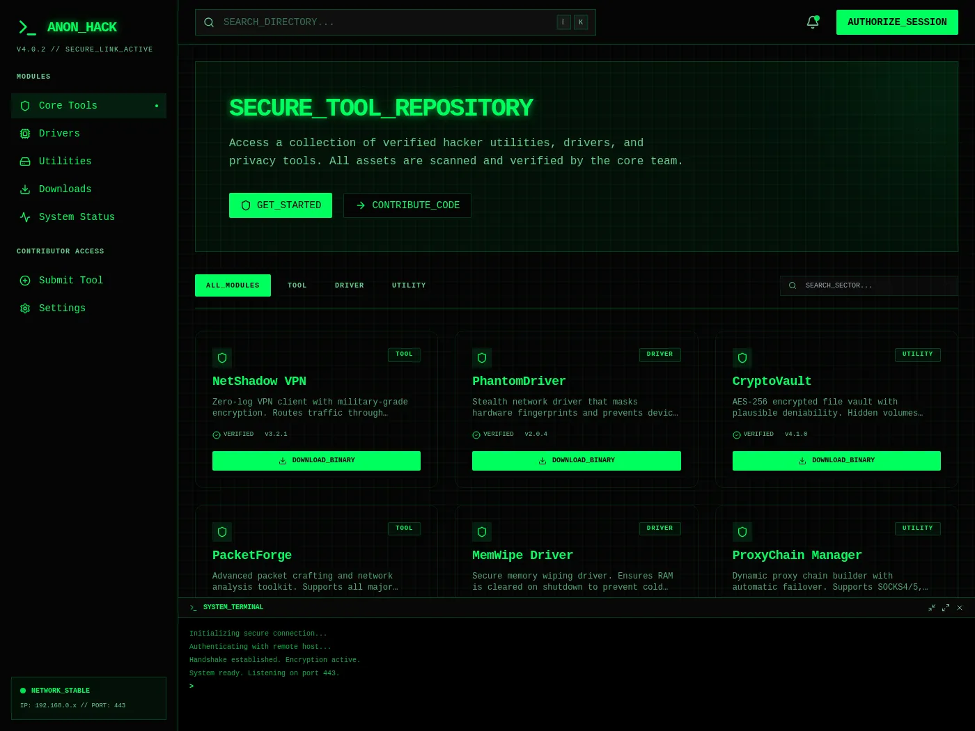 AnonHack Tools Suite
