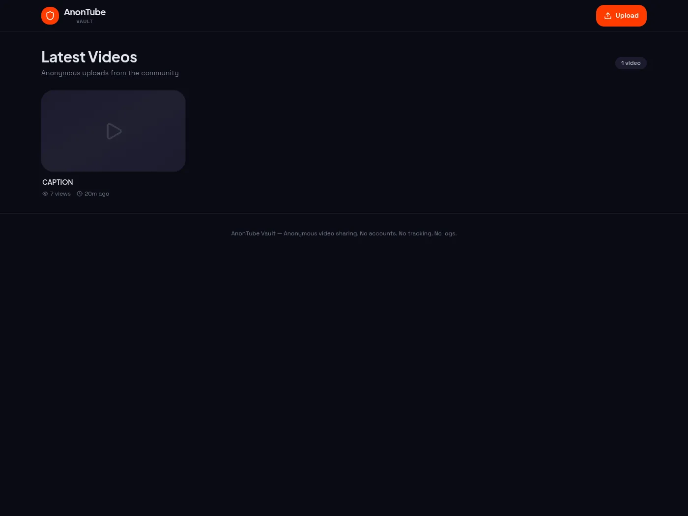 AnonTube Vault