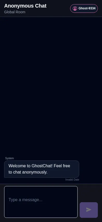 Anonim Mesajlaşma Uygulaması