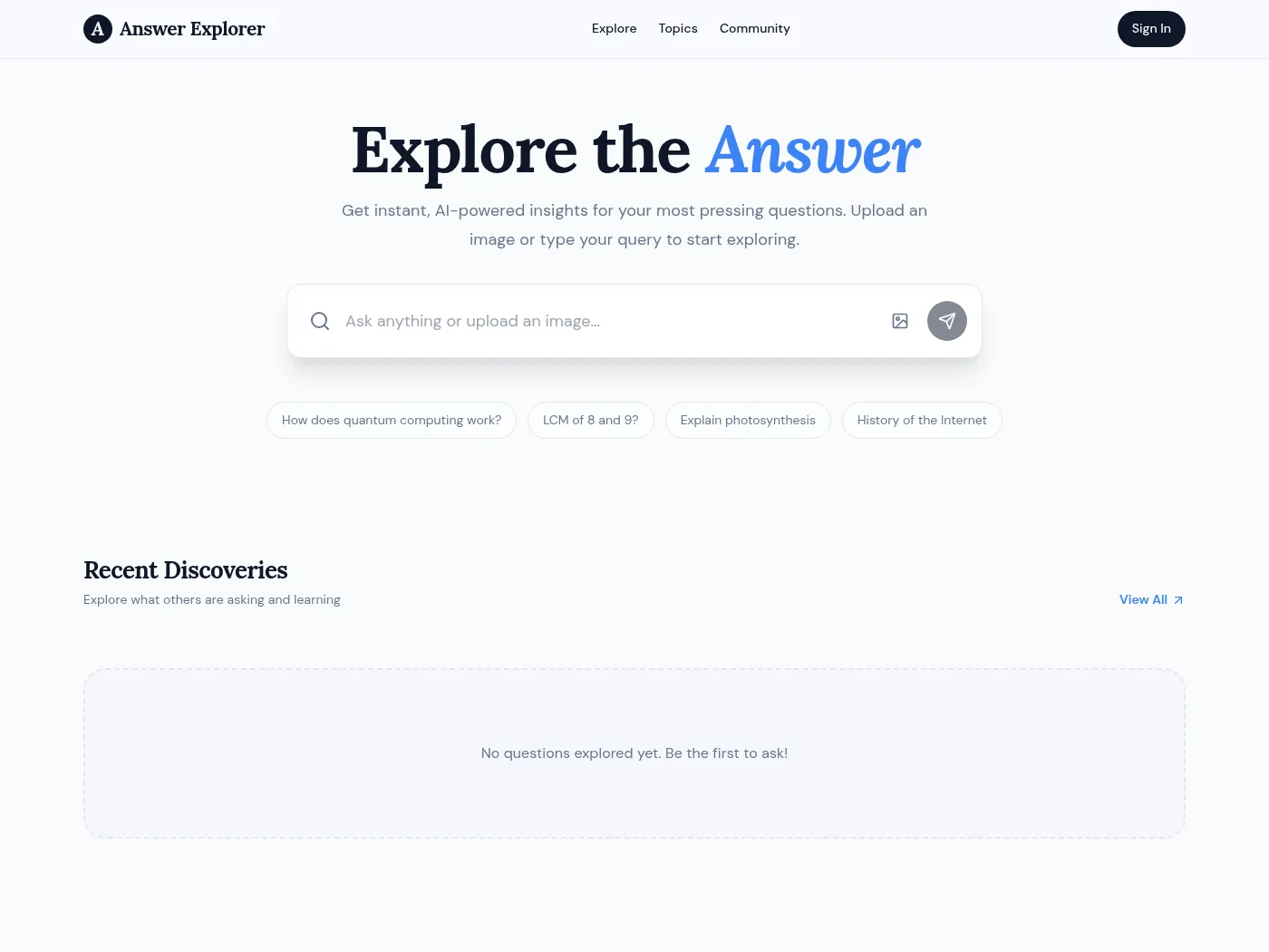 Answer Explorer