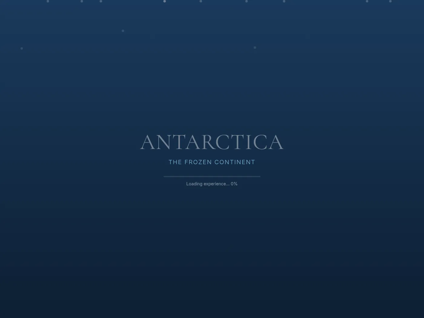 Antarctic 3D Experience