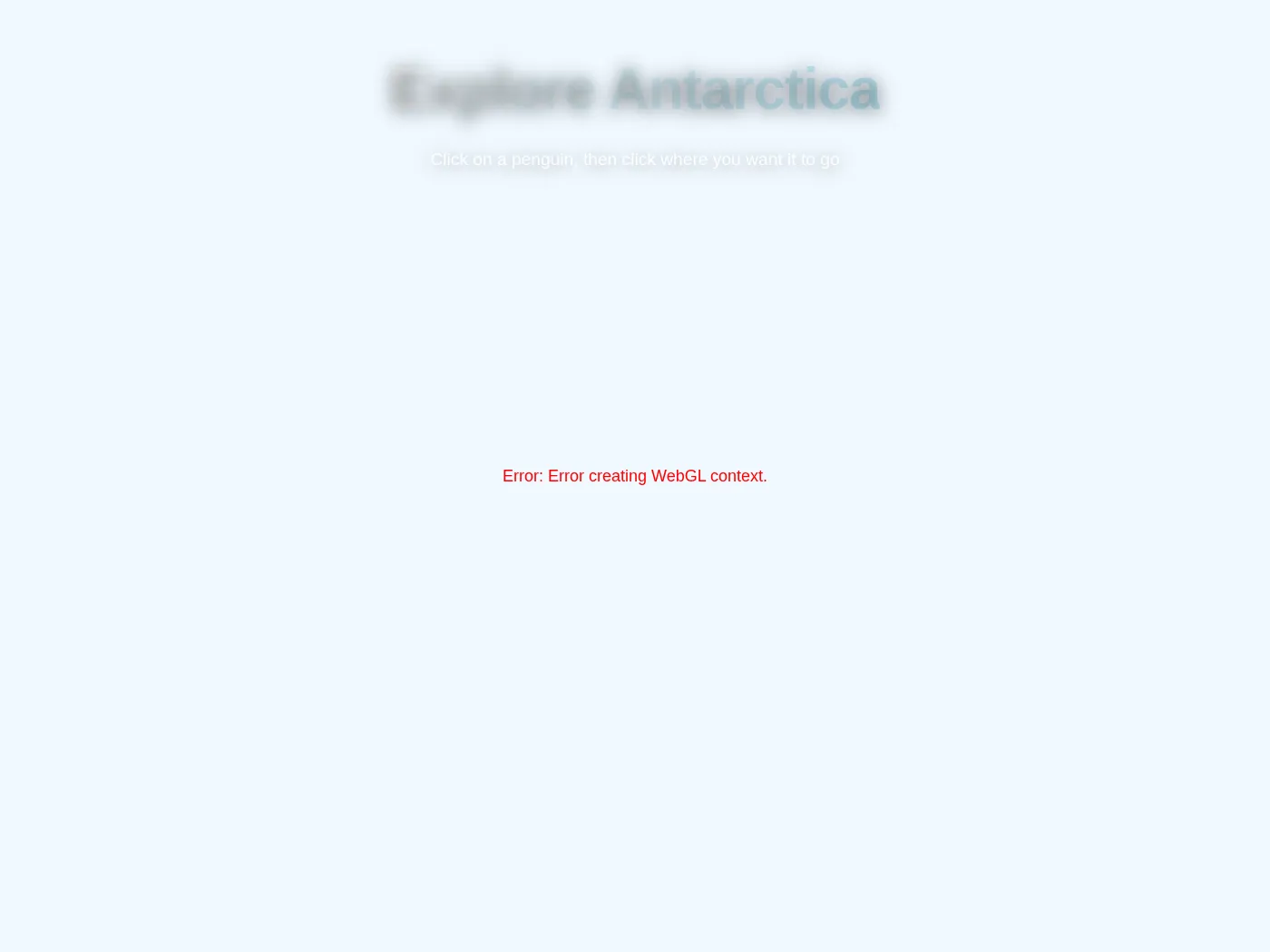 Antarctic 3D Exploration