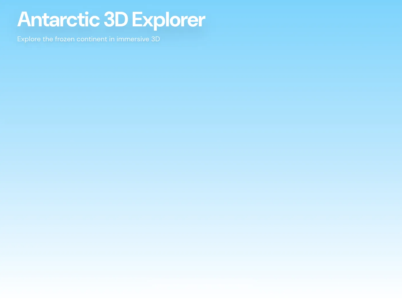 Antarctic 3D Explorer