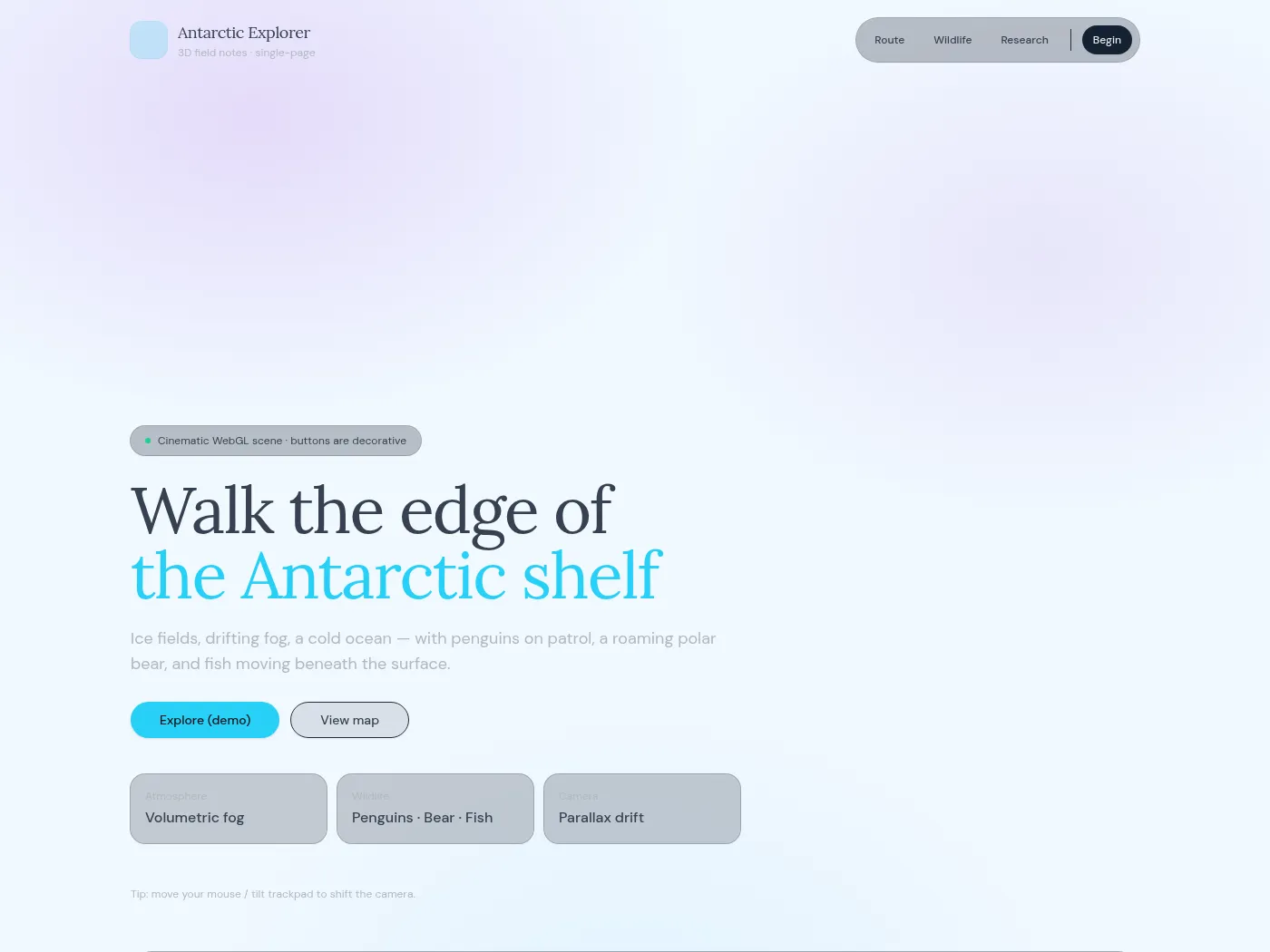 Antarctic 3D Explorer