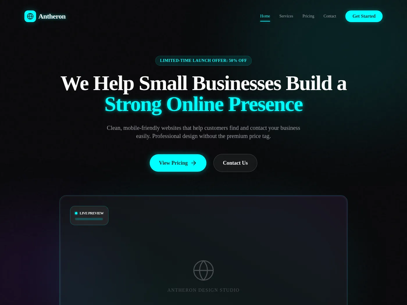 Antheron Web Studio