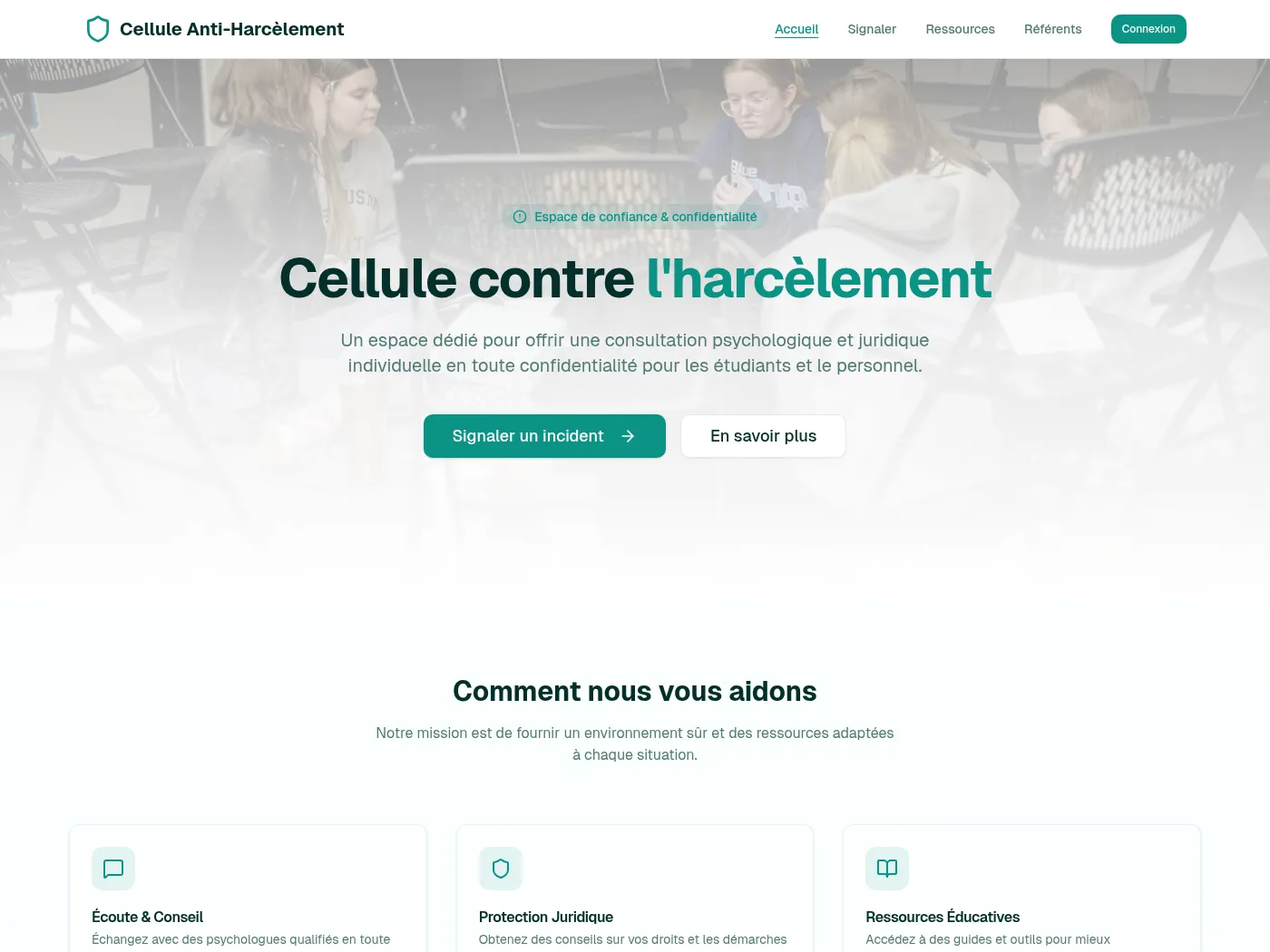 Anti-Harassment Hub
