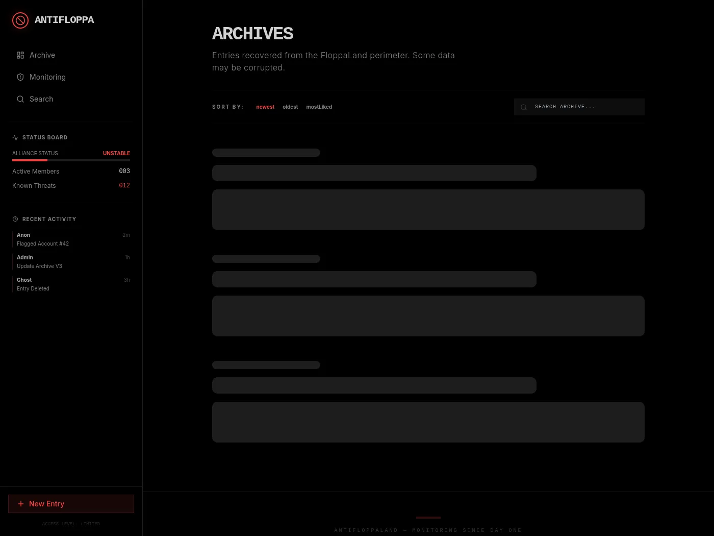 AntiFloppaLand Forum