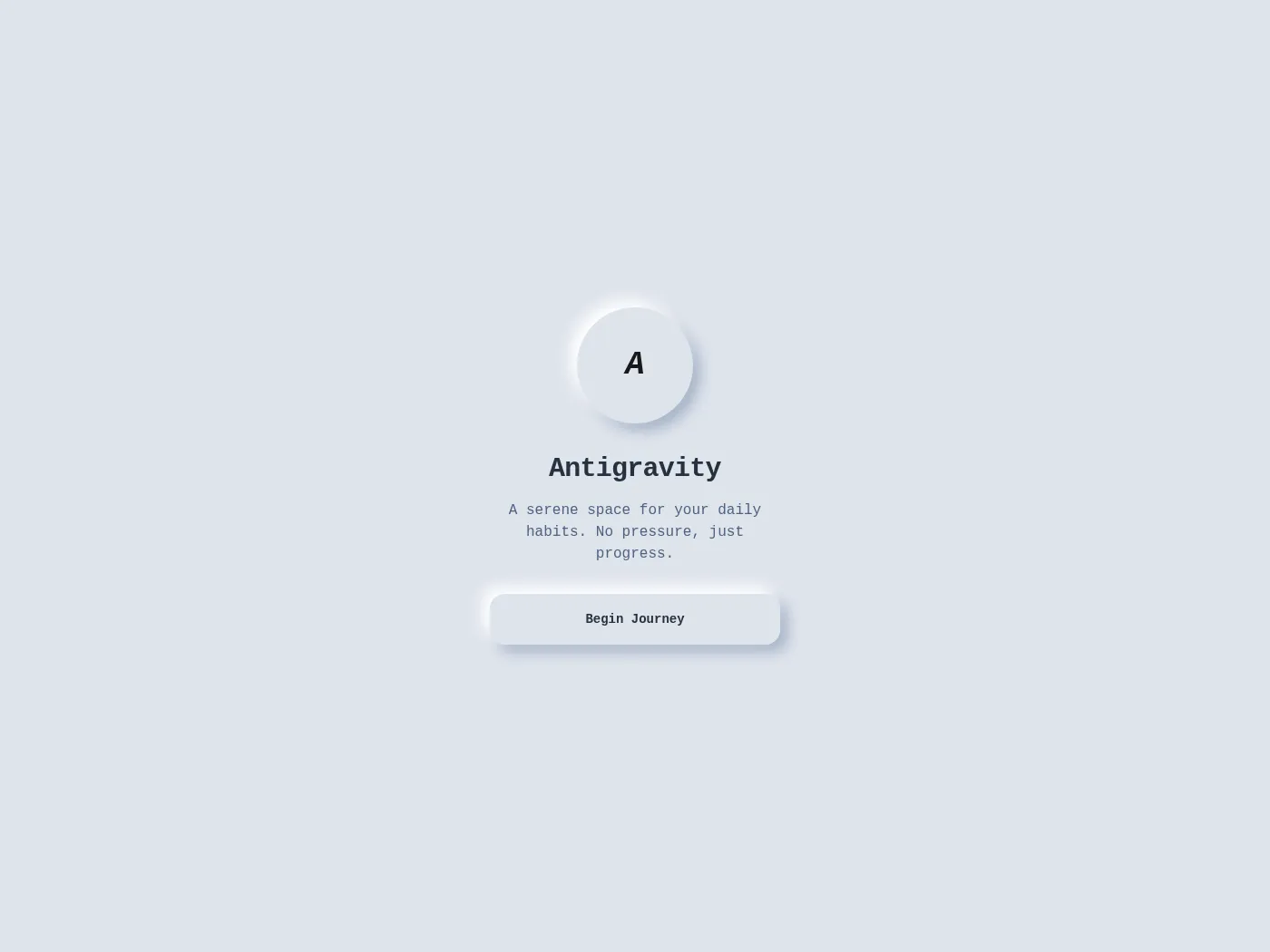 Antigravity Habit Tracker