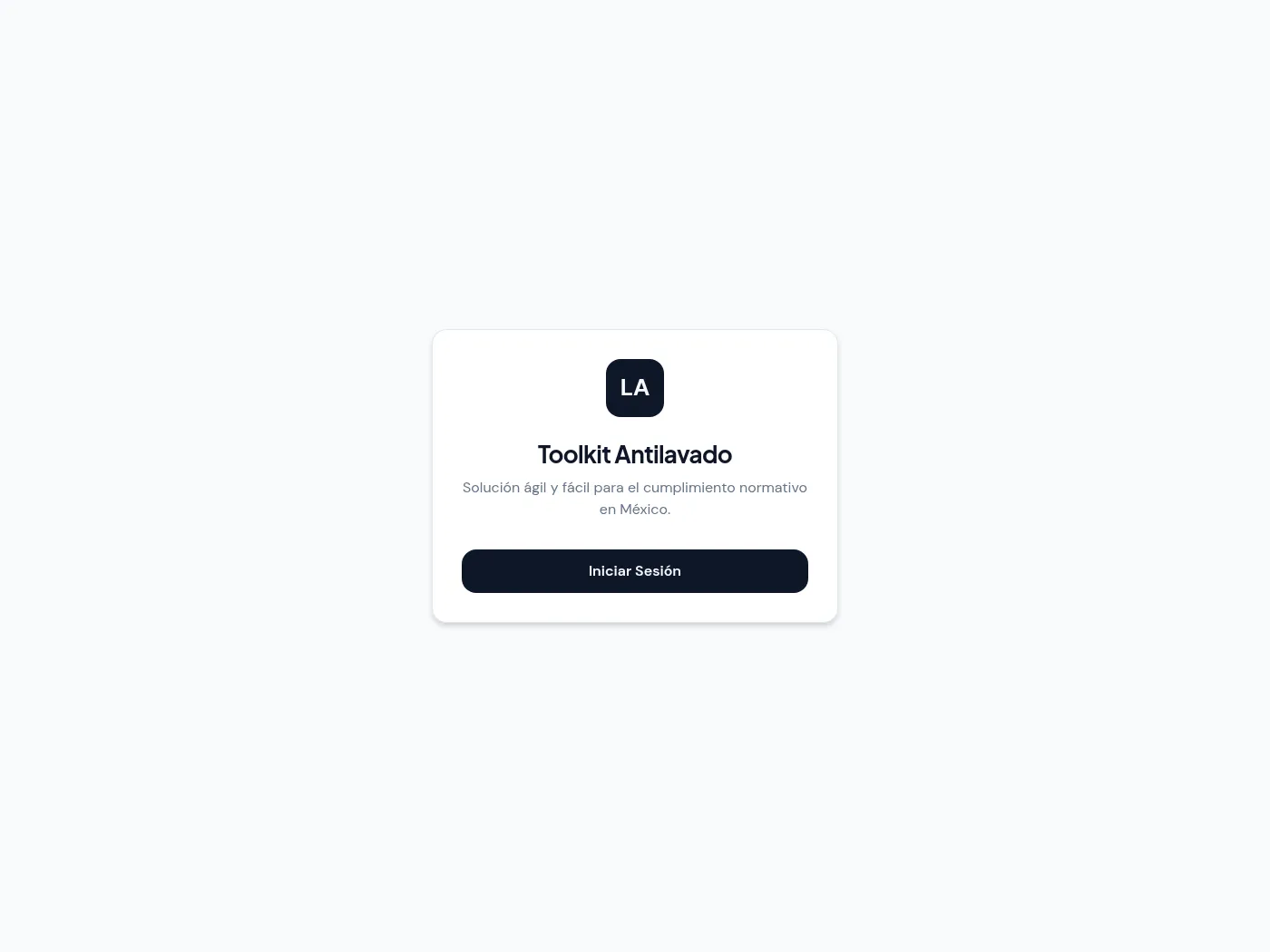 Ley Antilavado Toolkit