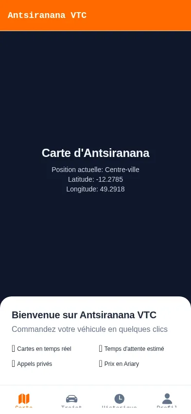 Antsiranana VTC App