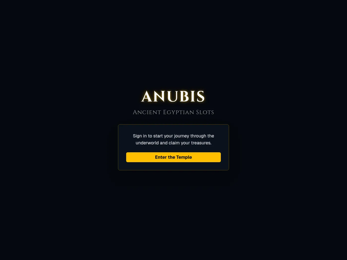 Anubis Casino Slots