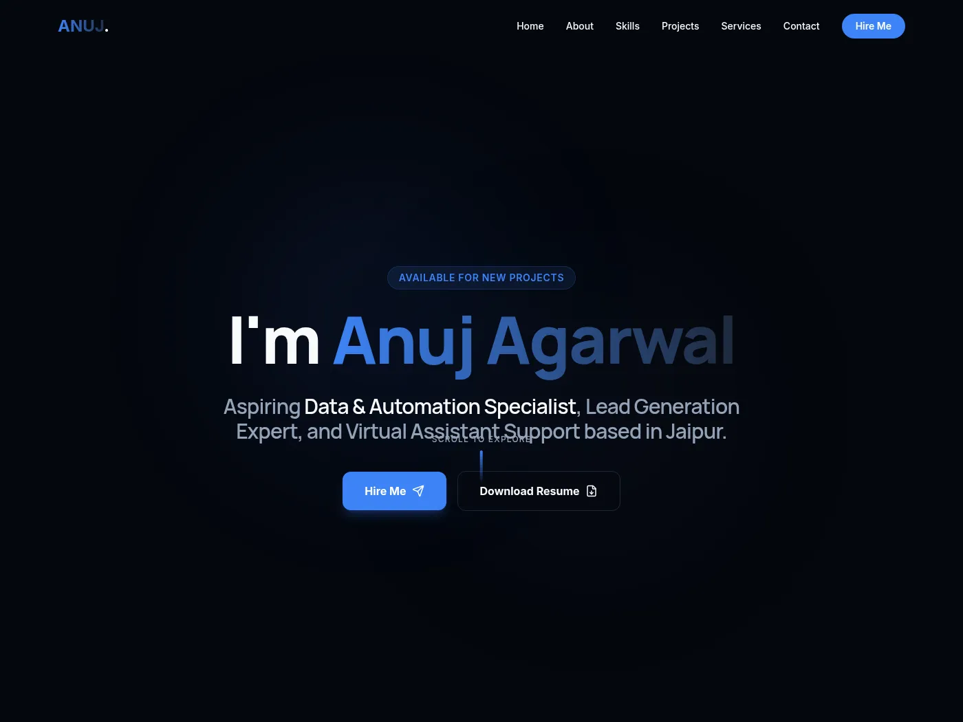 Anuj Agarwal Portfolio