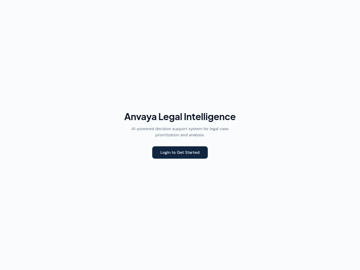 Anvaya Legal Intelligence