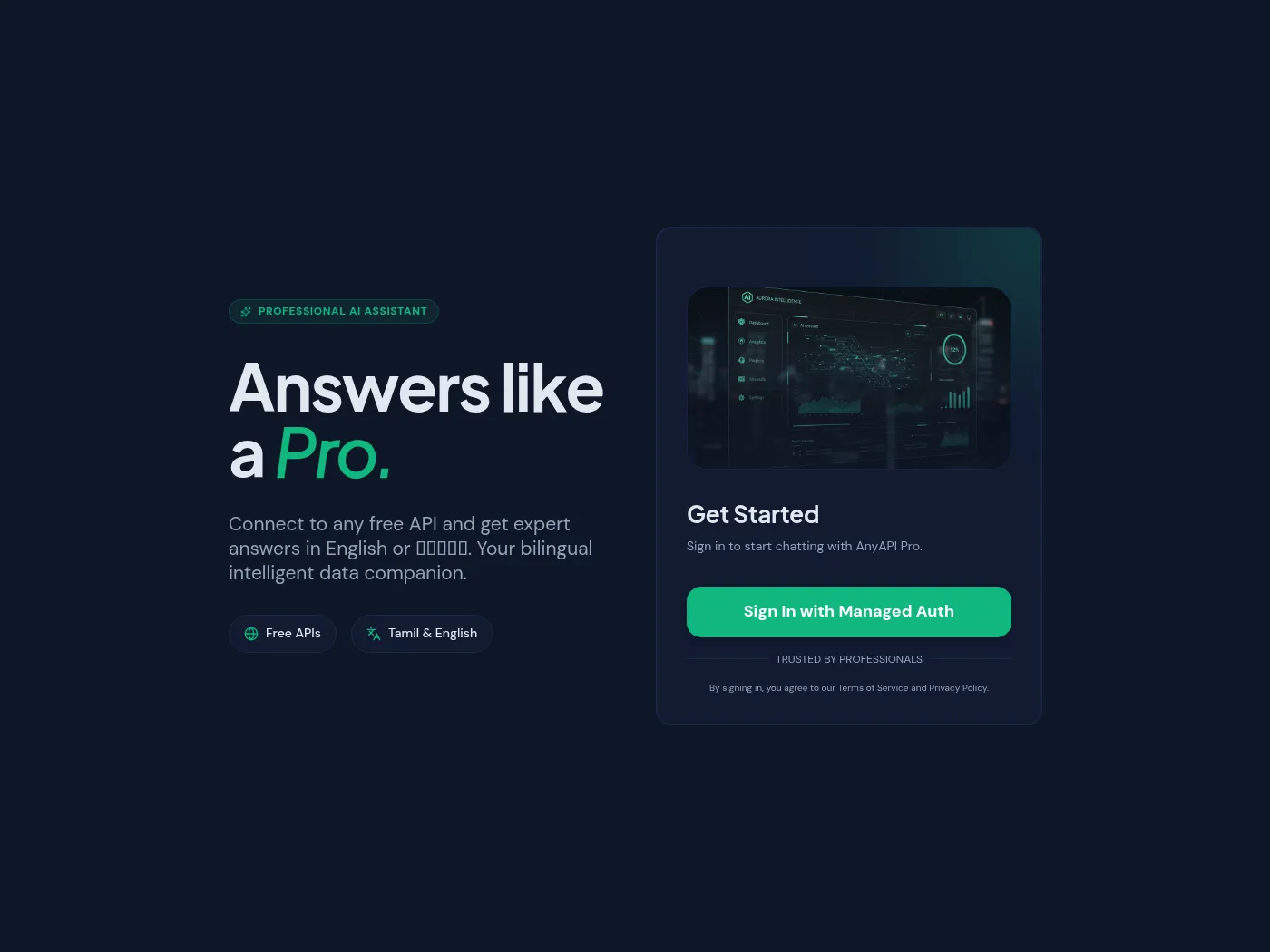 AnyAPI Pro AI Assistant