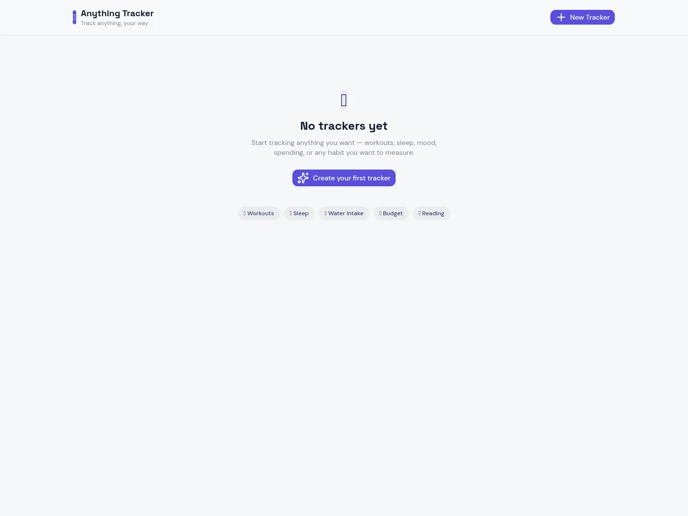 Anything Tracker