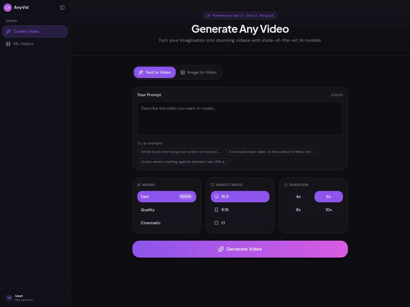 AnyVid Creator