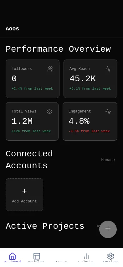 Aoos Web Platform