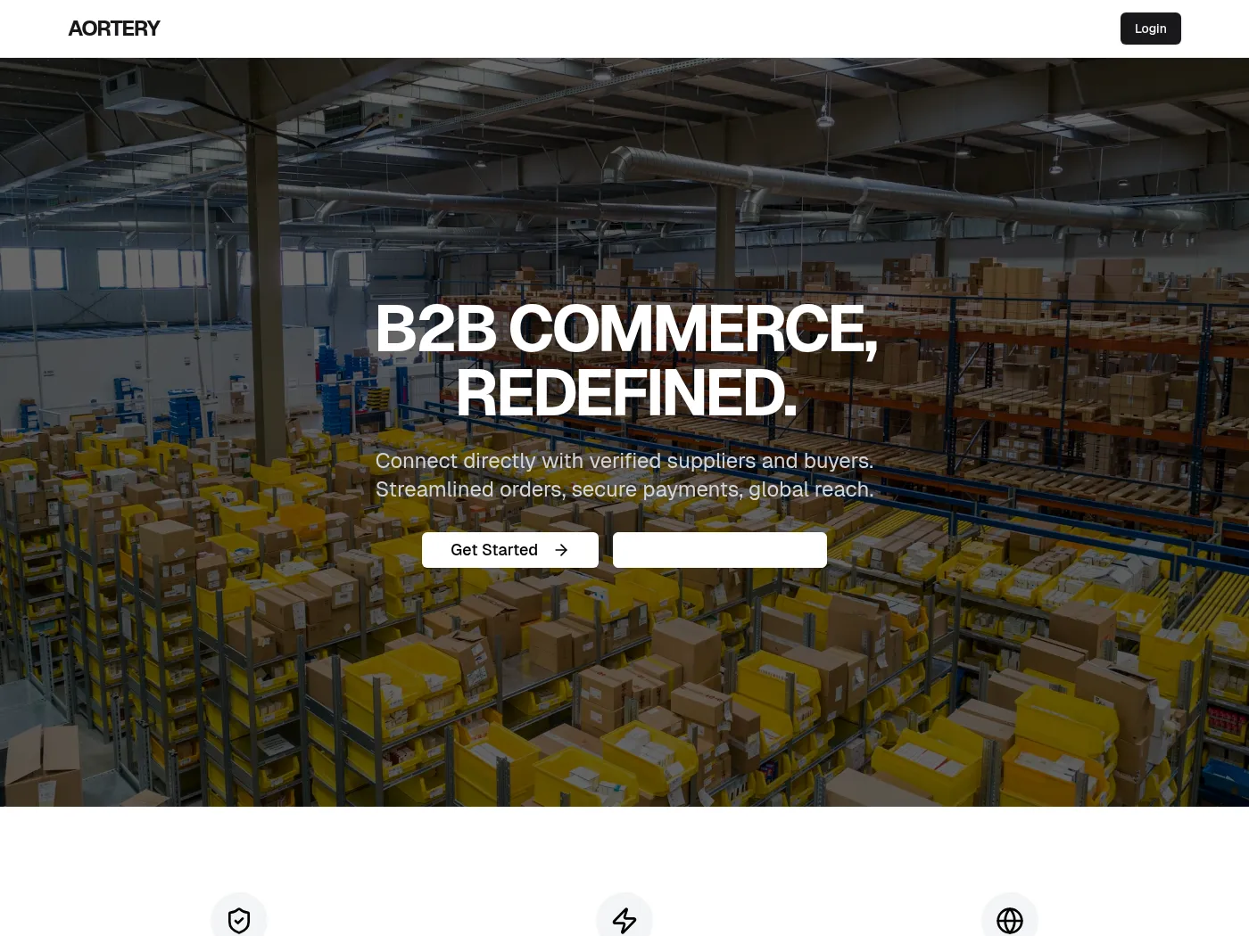 Aortery B2B Marketplace
