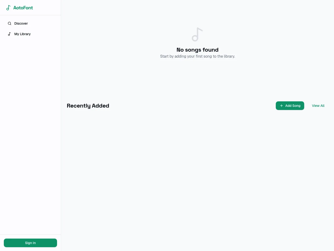 AotoFont Lyrics Viewer