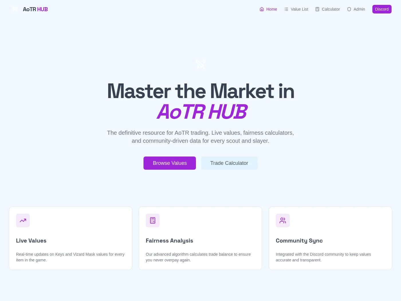 AoTR Trade Hub