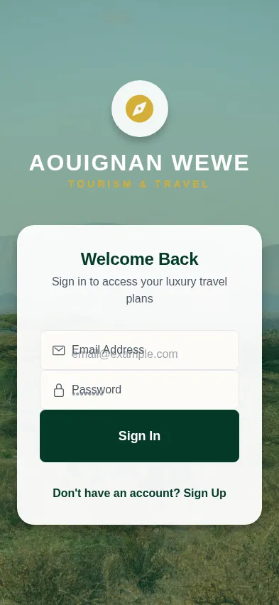 Aouignan Wewe Travel App