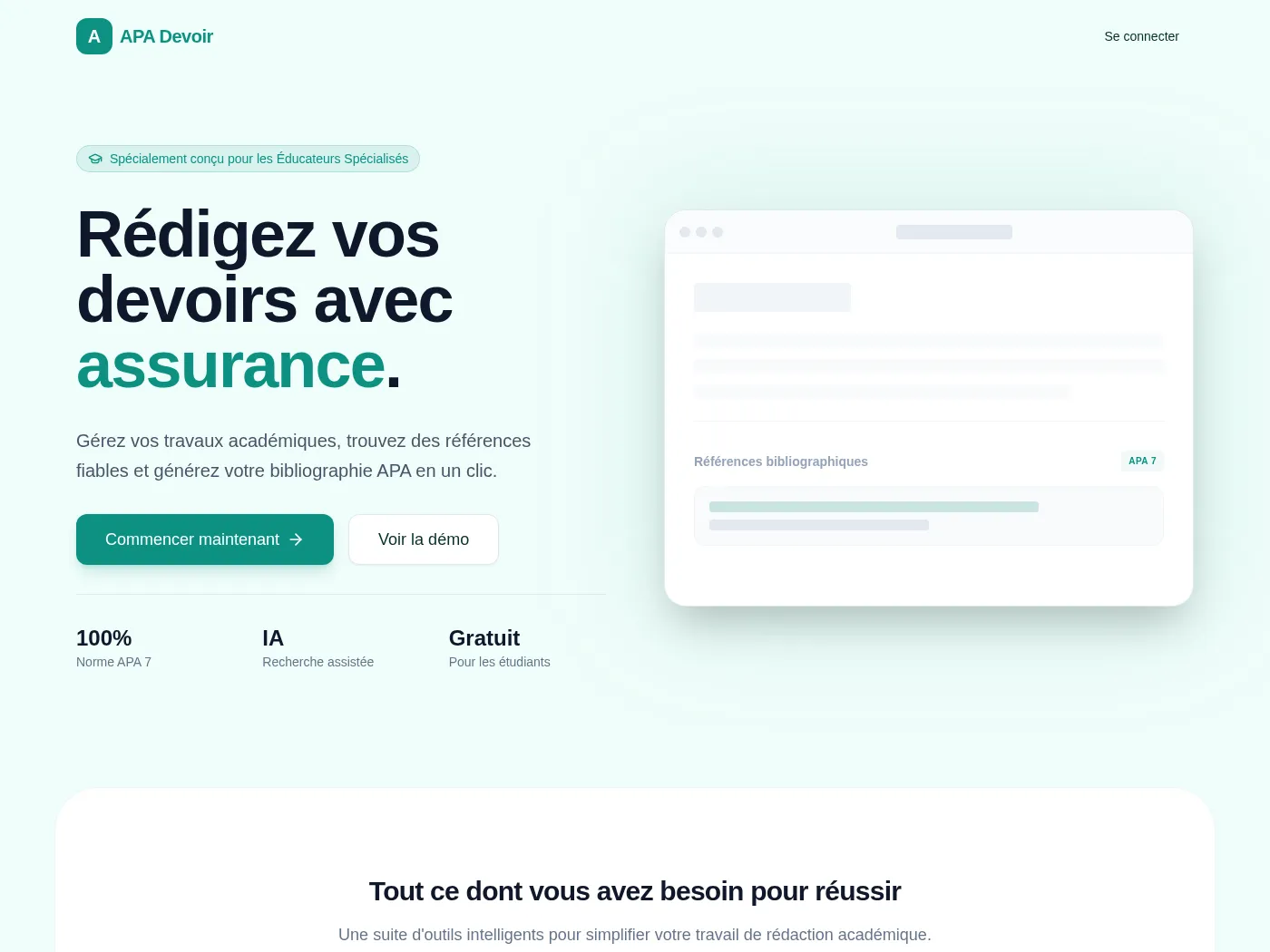 APA Devoir Assistant