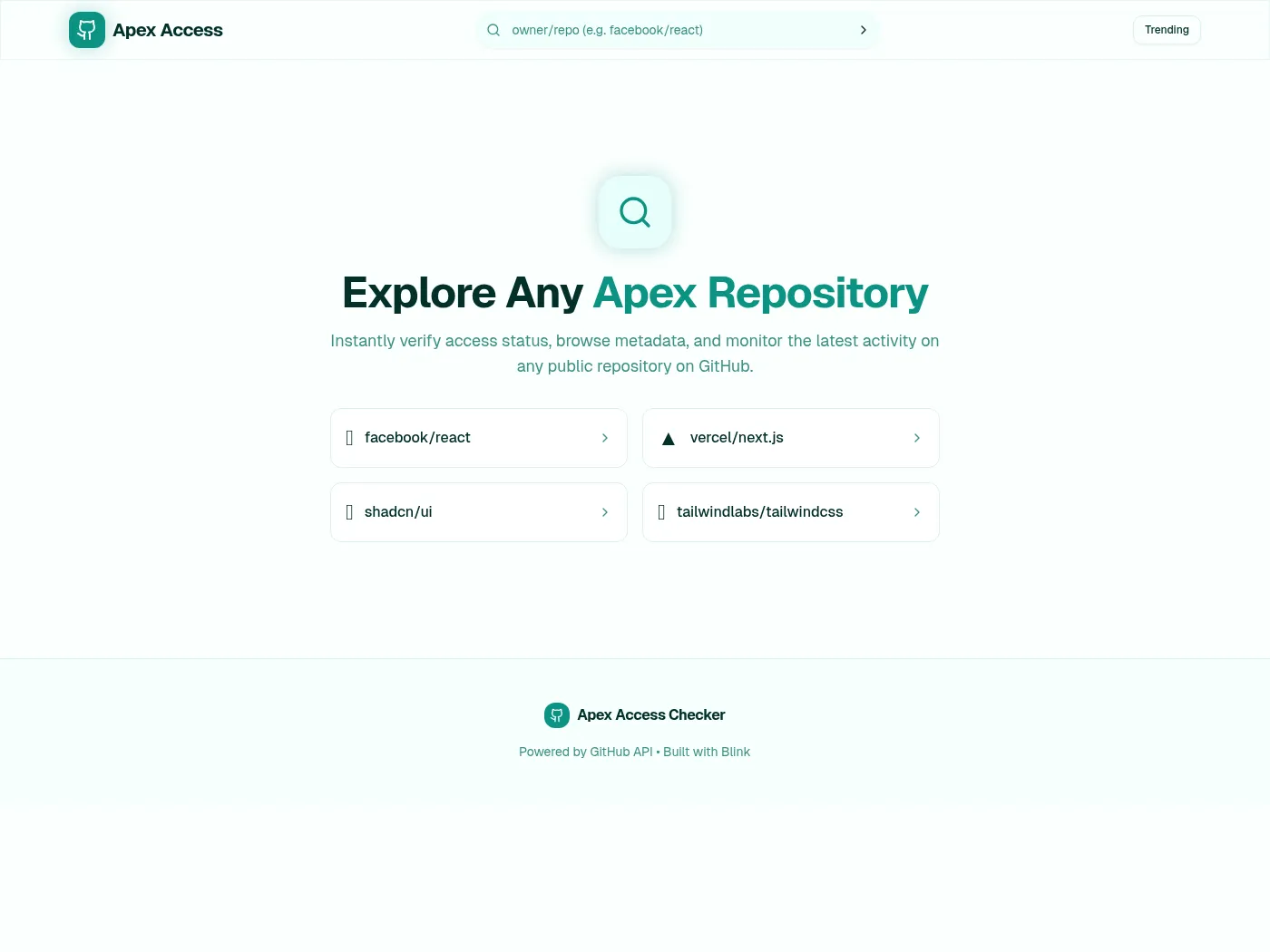 Apex Repo Access Checker