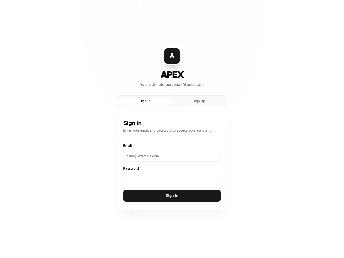 Apex AI Assistant