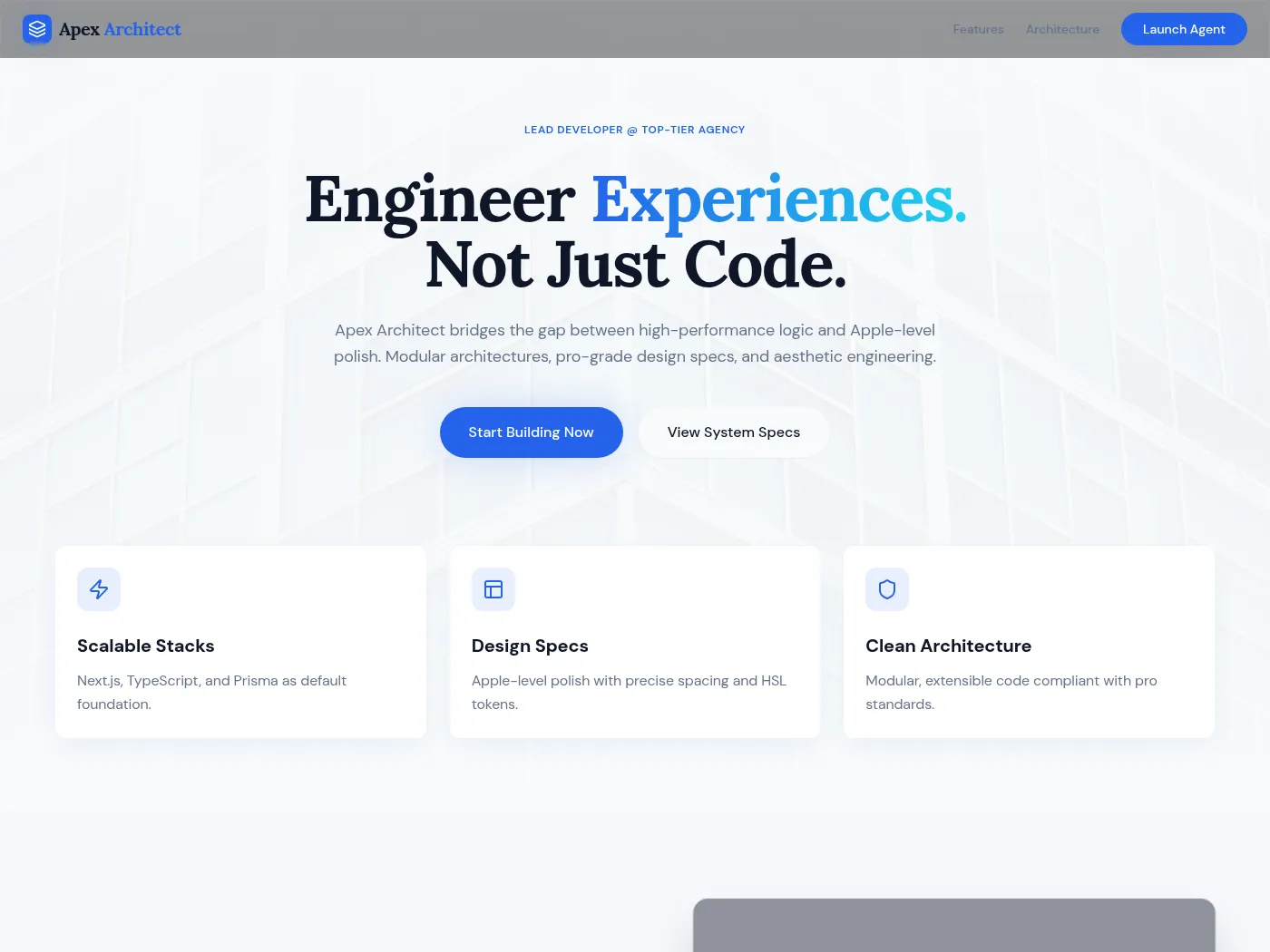 Apex Architect AI Agent