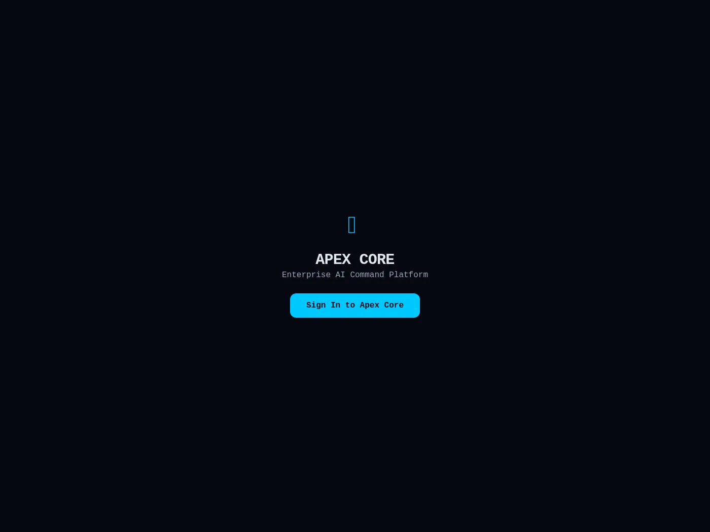 APEX CORE — AI Command Suite